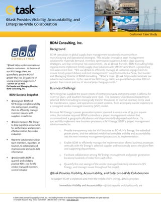 BDM AtTask Case Study | PDF