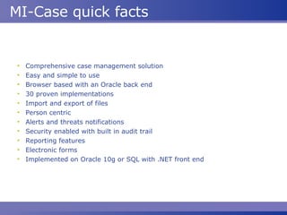 B&D Mi Case Software Overview | PPT