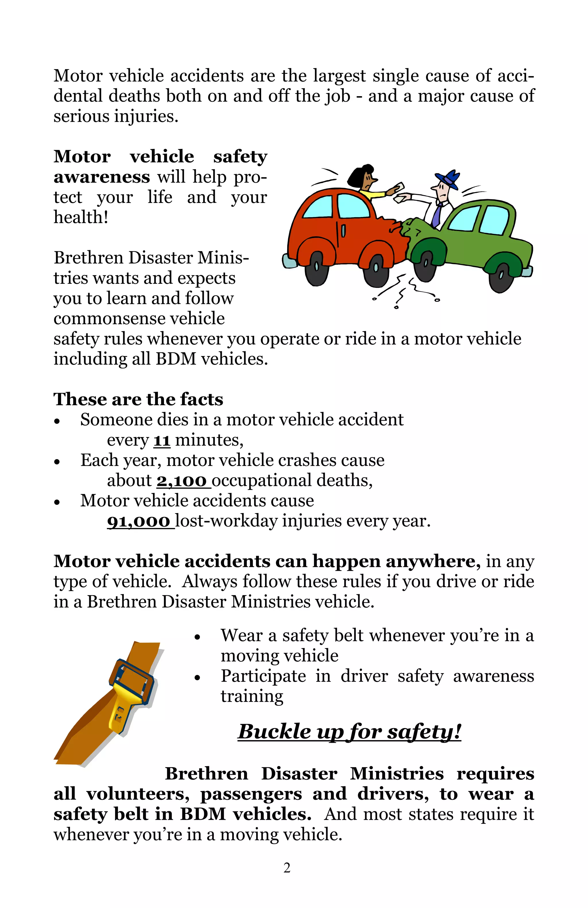 Bdm vehicle safety_handbook | PDF