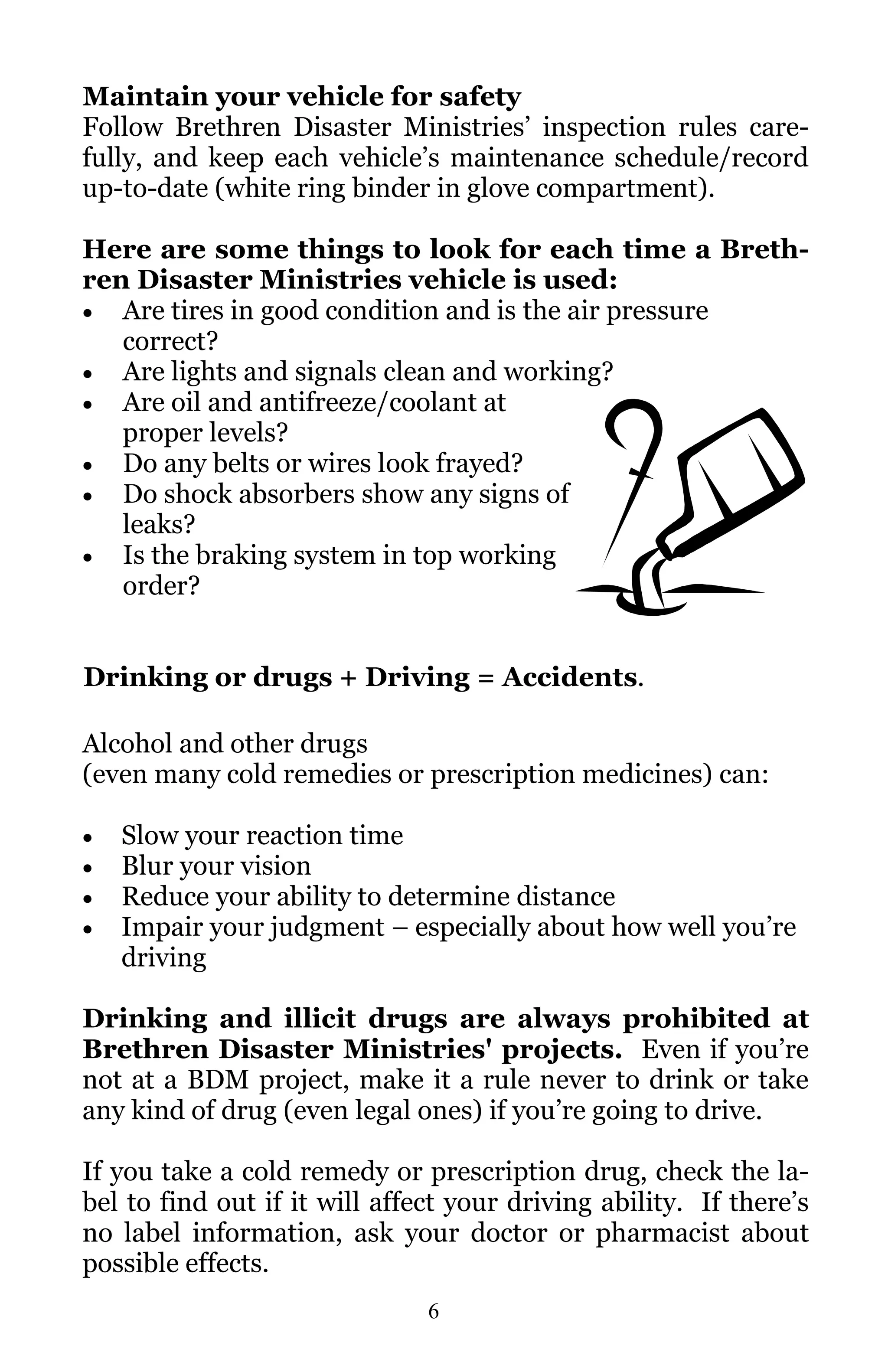 Bdm vehicle safety_handbook | PDF