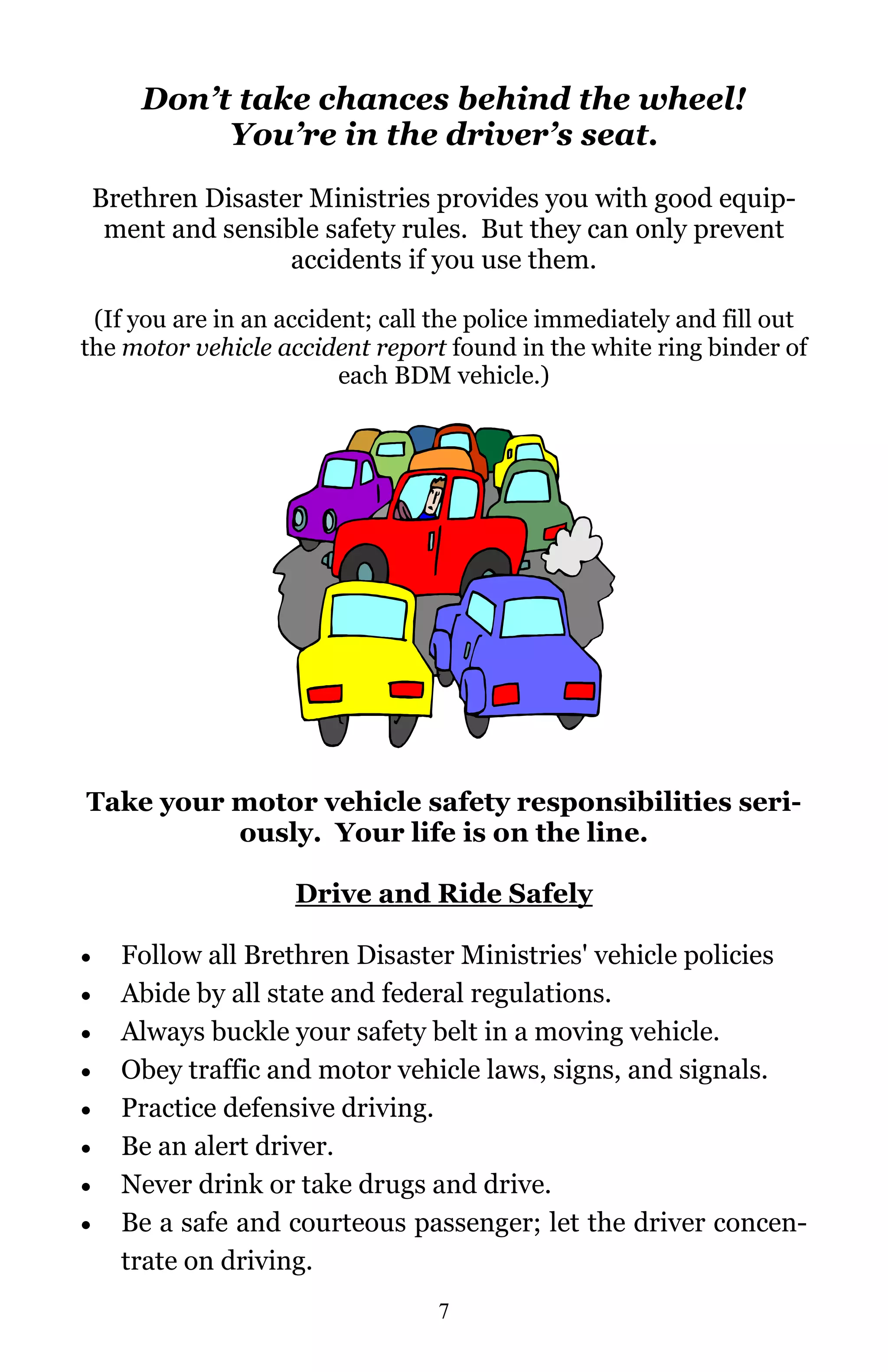 Bdm vehicle safety_handbook | PDF