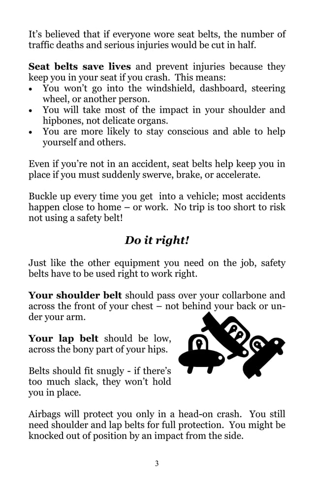 Bdm vehicle safety_handbook | PDF