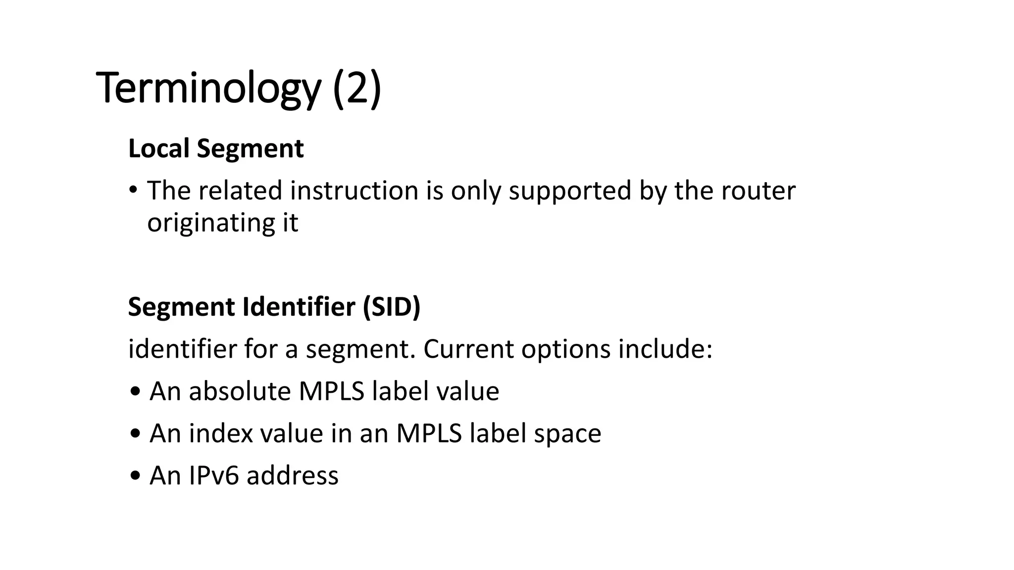 SEGMENT Routing | PDF