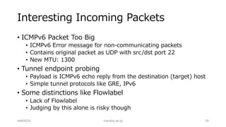 A Day in the Life of IPv6 Scanning by Matsuzaki ʻmazʼ | PDF