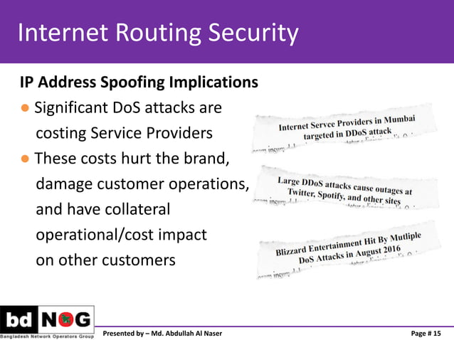 Preventing Traffic with Spoofed Source IP address | PDF | Information and Network Security ...