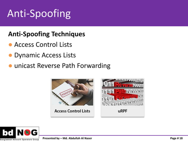 Preventing Traffic With Spoofed Source Ip Address Pdf Information