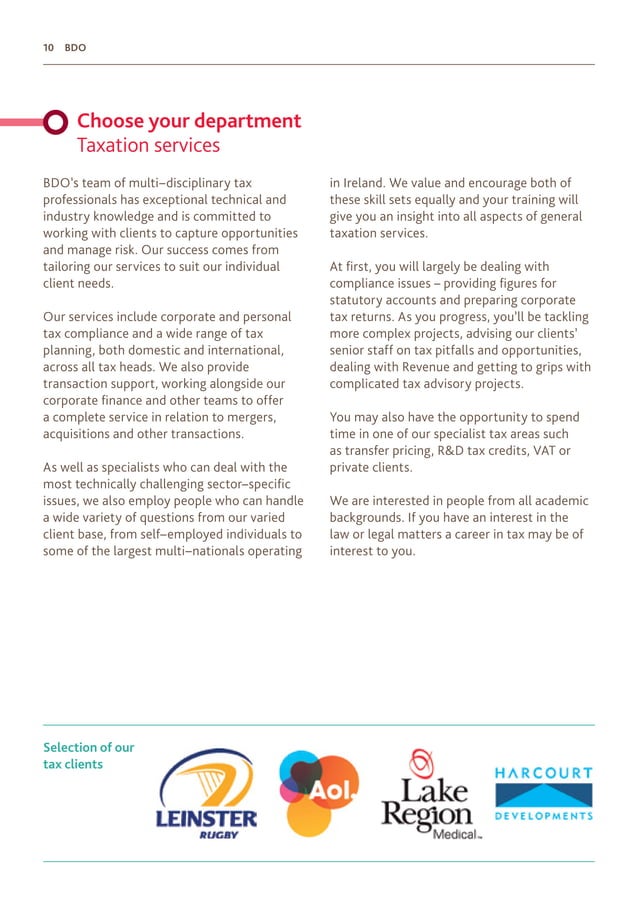 Bdo graduate-recruitment-2013brochure | PDF