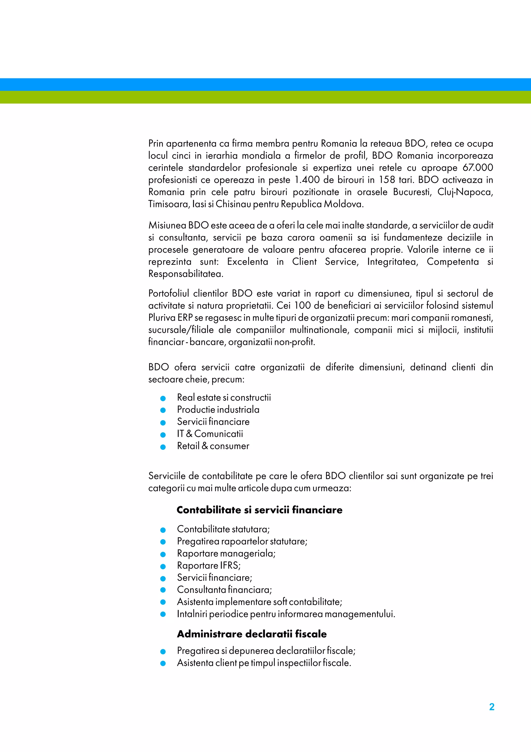 BDO Romania - Studiu-de-caz-pluriva-erp | PDF