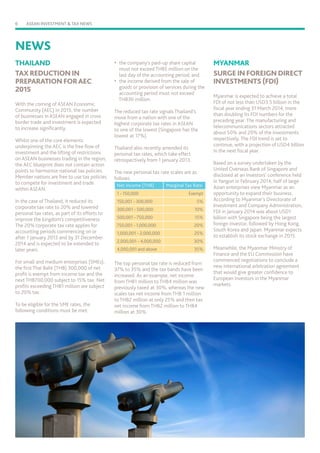 Bdo Asean Investment Tax News_issue2_2014 | PDF | Business Accounting & Finance | Business