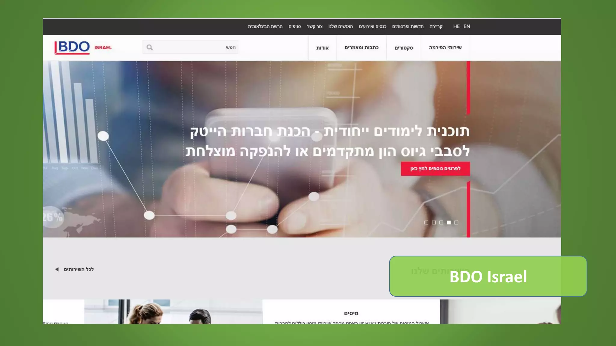Showcase BDO global websites | PPTX