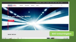 Showcase BDO global websites | PPTX