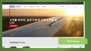 Showcase BDO global websites | PPTX