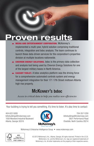 bdoc® - Business Intelligence for Buildings | PDF