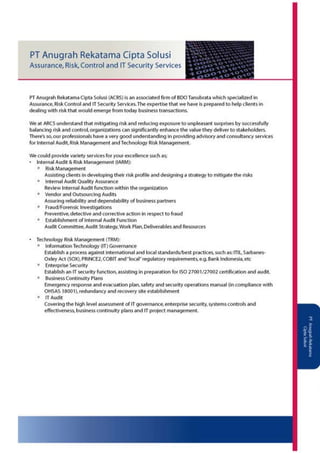 BDO Indonesia Profile | PDF