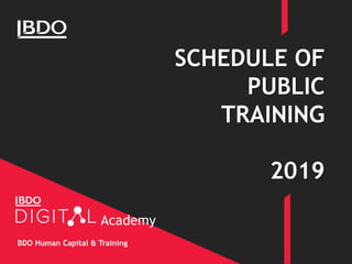 BDO Digital Academy | PDF