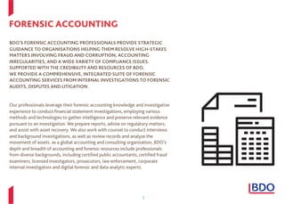 BDO Forensic Accounting | PDF