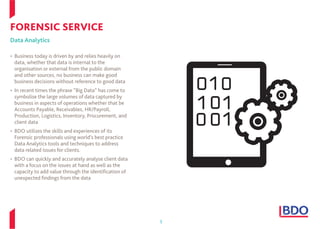 BDO Forensic Services | PDF