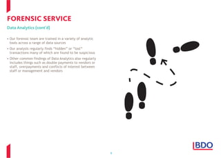 BDO Forensic Services | PDF