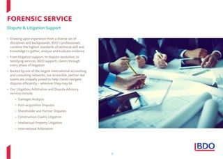 BDO Forensic Services | PDF