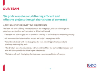 BDO General Audit of Financial Statements | PDF