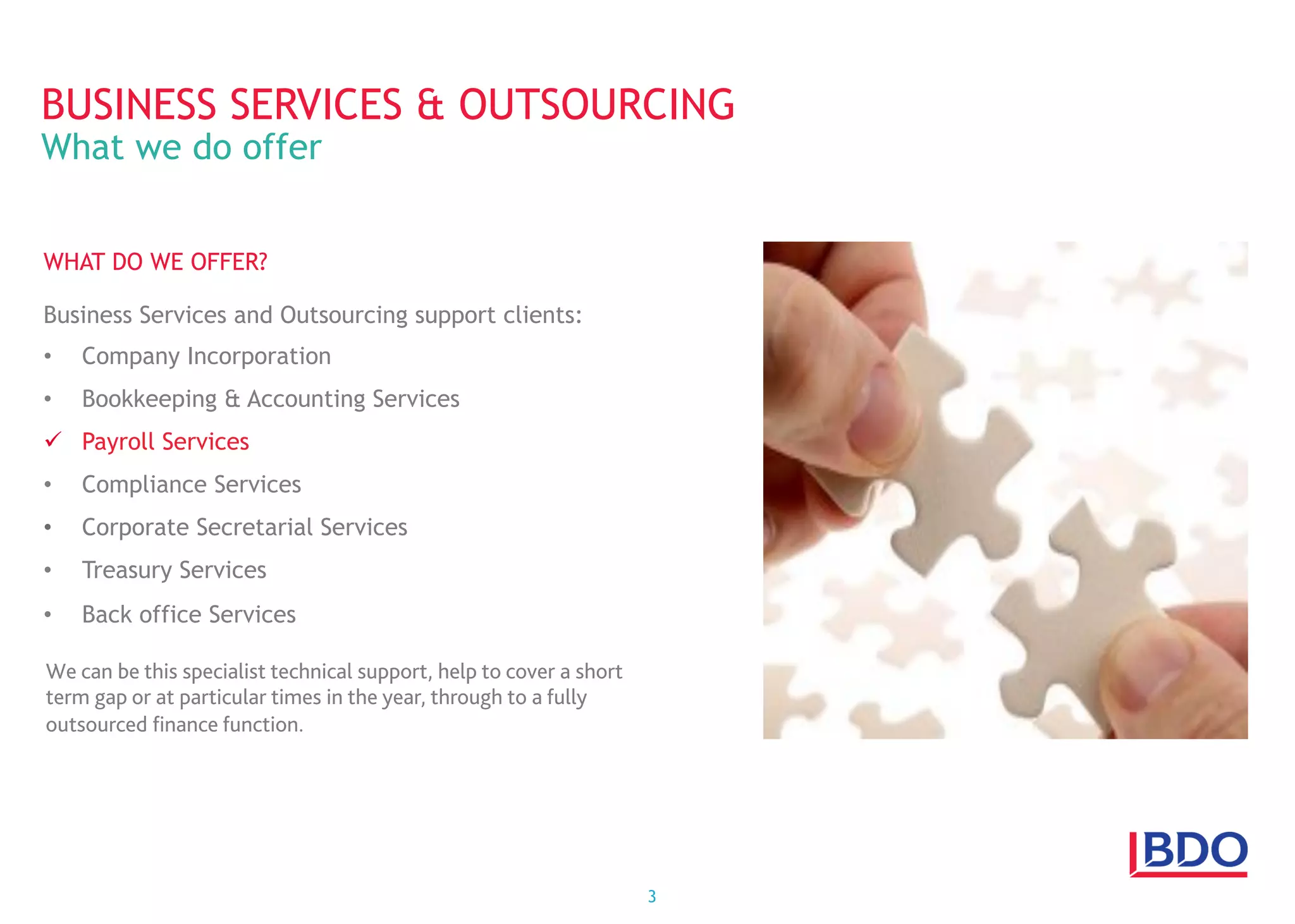 BDO Payroll Services | PPT