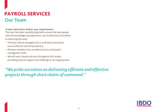 BDO Payroll Services | PDF