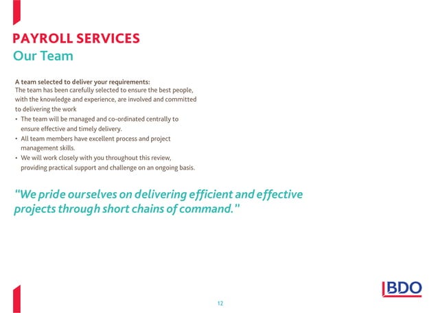 BDO Payroll Services | PDF