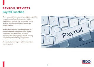 BDO Payroll Services | PDF