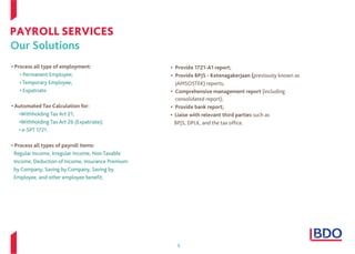 BDO Payroll Services | PDF