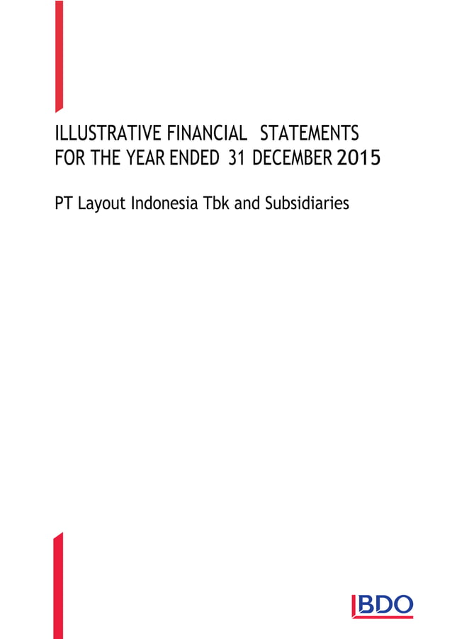 PT Layout Indonesia Tbk FS 31 Dec 2015 | PDF