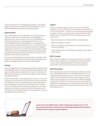 BDO Solutions | PDF