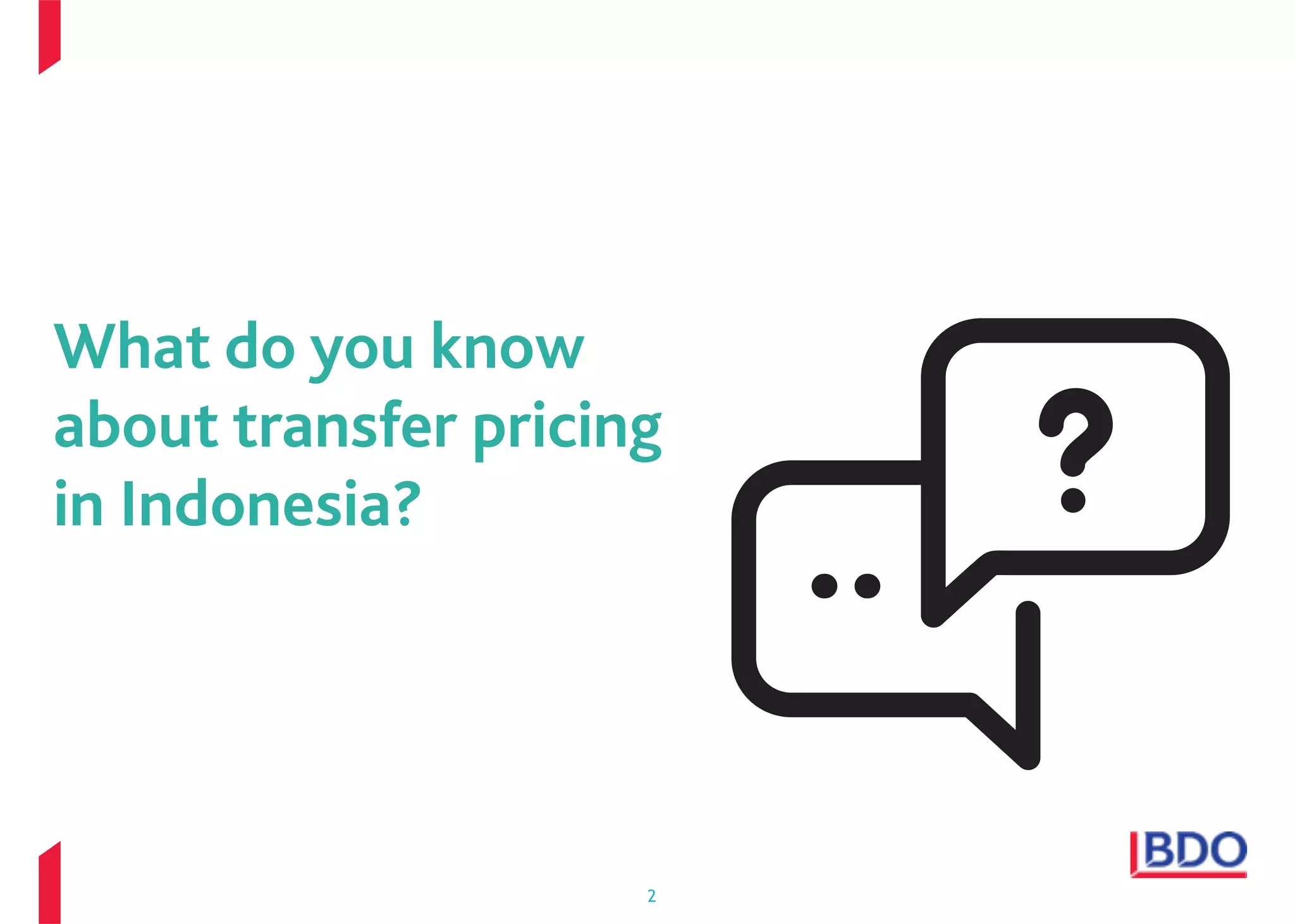 BDO Transfer Pricing Services | PDF