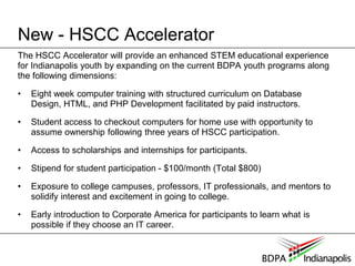 BDPA Indianapolis: HSCC Accelerator | PPTX