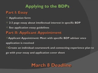 BDP presentation, Feb. 2012 | PPT