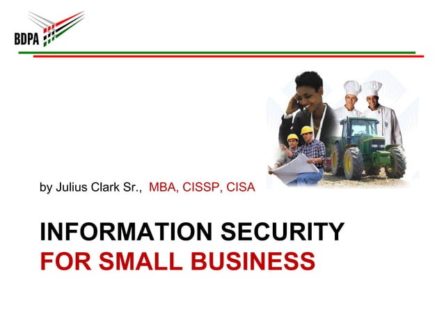 Information Security for Small Business | PPT