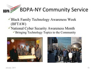 Bdpa presentation ny2011sirius | PPT