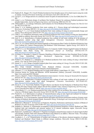 Performance Analysis of An Automated Biodiesel Processor | PDF
