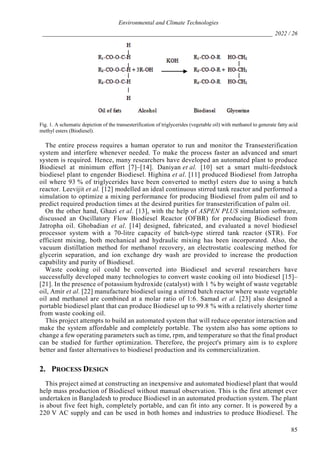 Performance Analysis of An Automated Biodiesel Processor | PDF