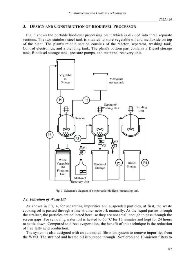 Performance Analysis of An Automated Biodiesel Processor | PDF