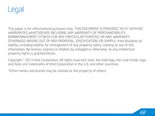 Intel Big Data Analysis Peer Research Slideshare 2013 | PDF