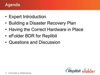 eFolder Expert Series Webinar - BDR Do's and Dont's: Featuring Andrew ...