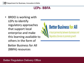 Better Regulation - Erica Steward, BRDO | PPT