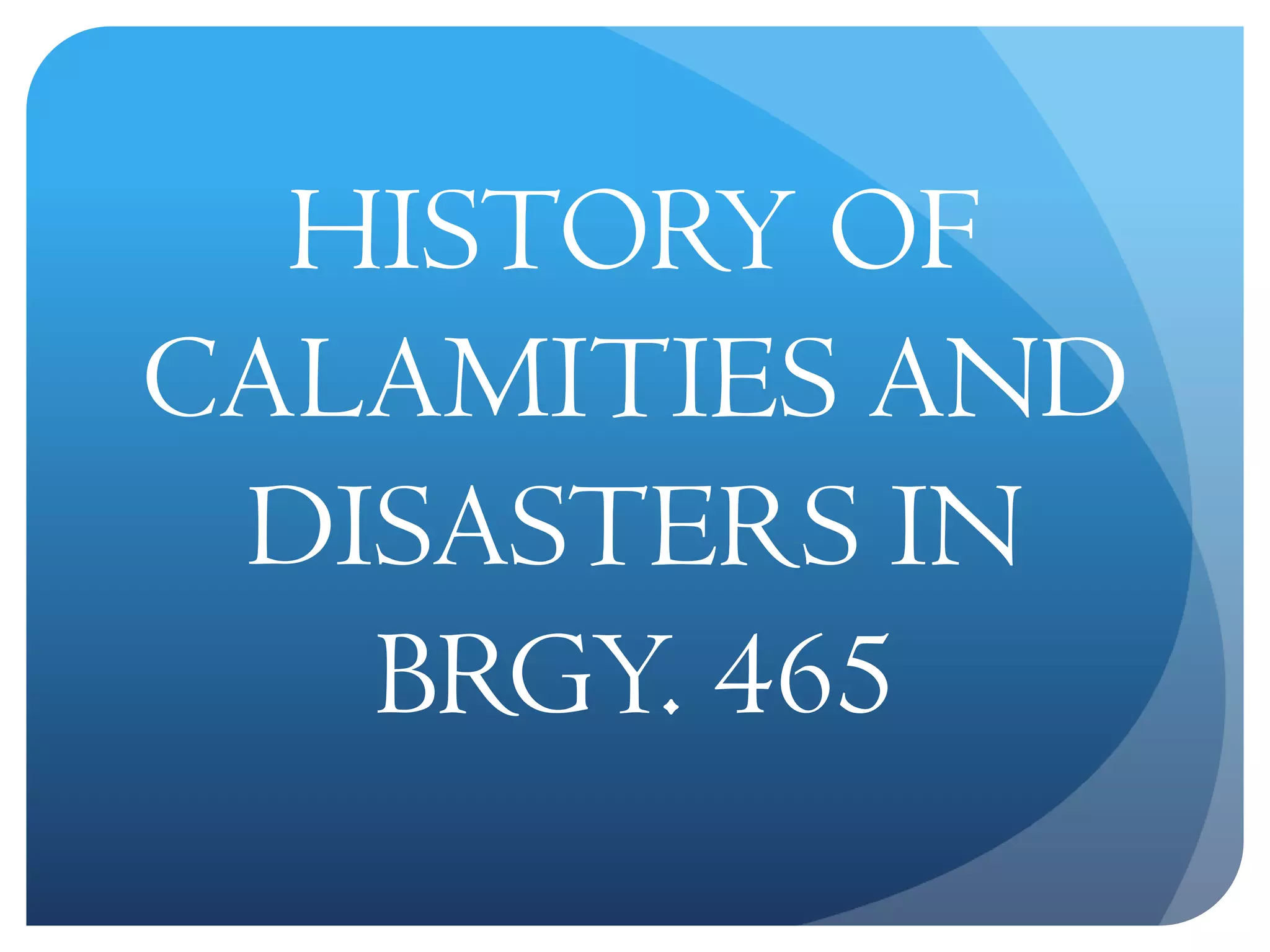 The Barangay Disaster Risk Reduction Management Plan | PPTX