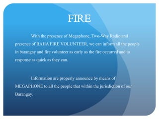 The Barangay Disaster Risk Reduction Management Plan | PPTX