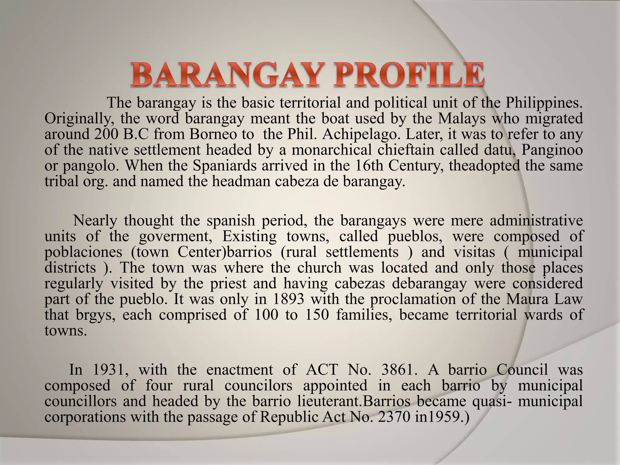 Barangay 465 Disaster Risk Reduction Management Plan | PPTX