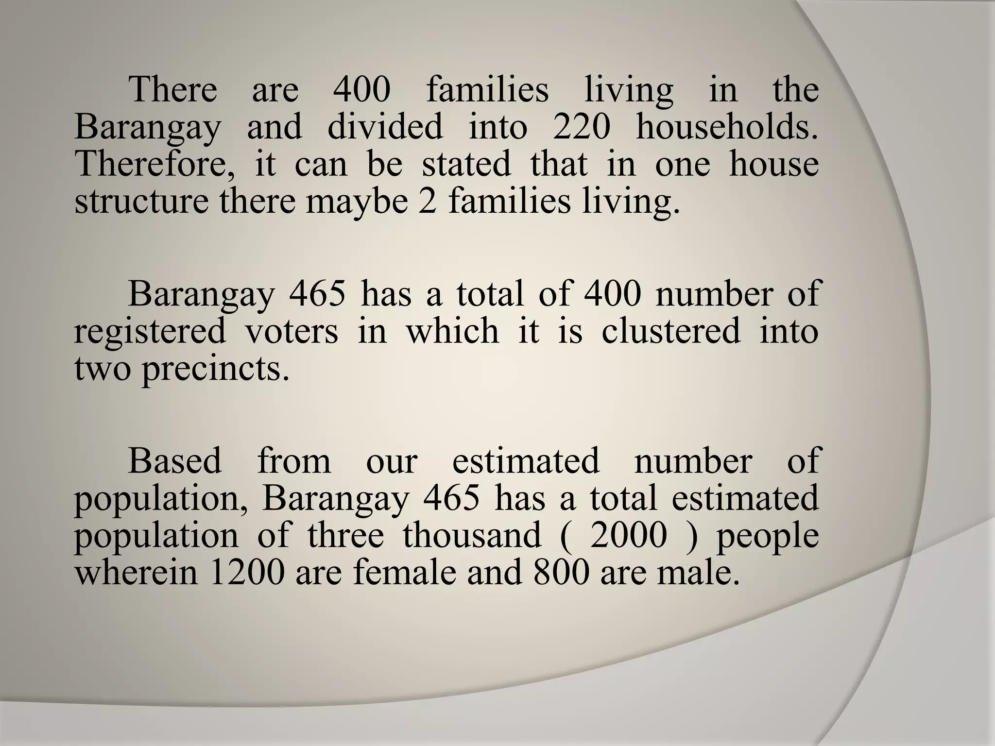 Barangay 465 Disaster Risk Reduction Management Plan | PPTX