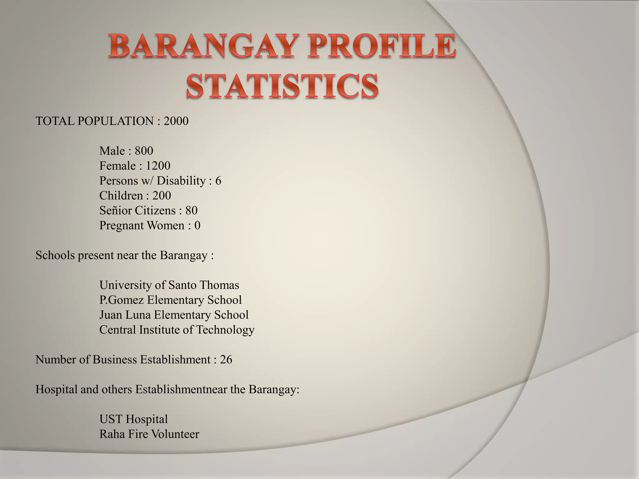 Barangay 465 Disaster Risk Reduction Management Plan | PPTX