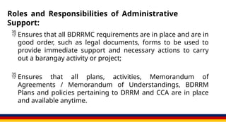 Barangay Disaster Risk Reduction and Management Committee Composition ...