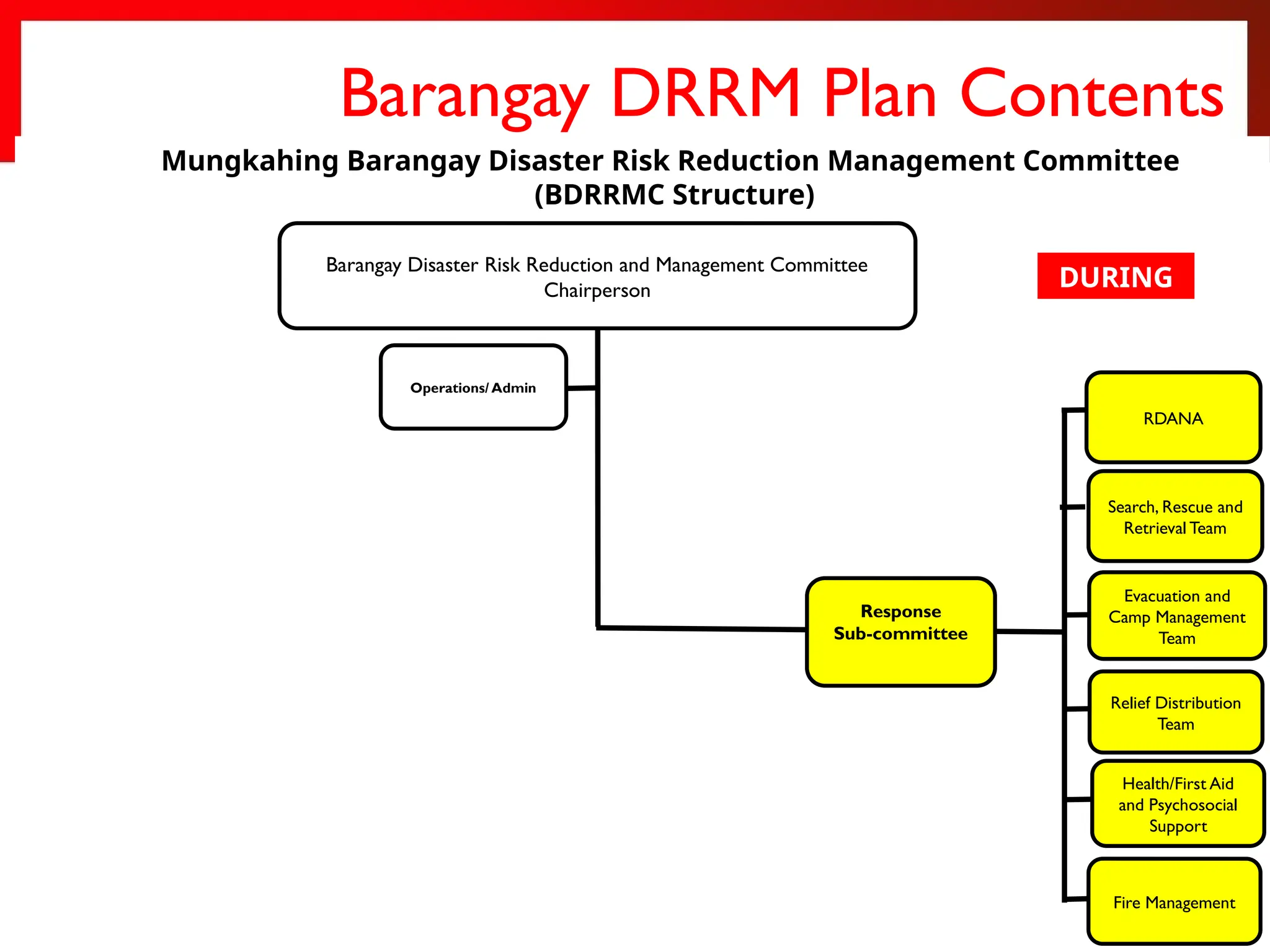 BARANGAY DISASTER RISK REDUCTION AND MANAGEMENT PLAN TEMPLATE | PPTX
