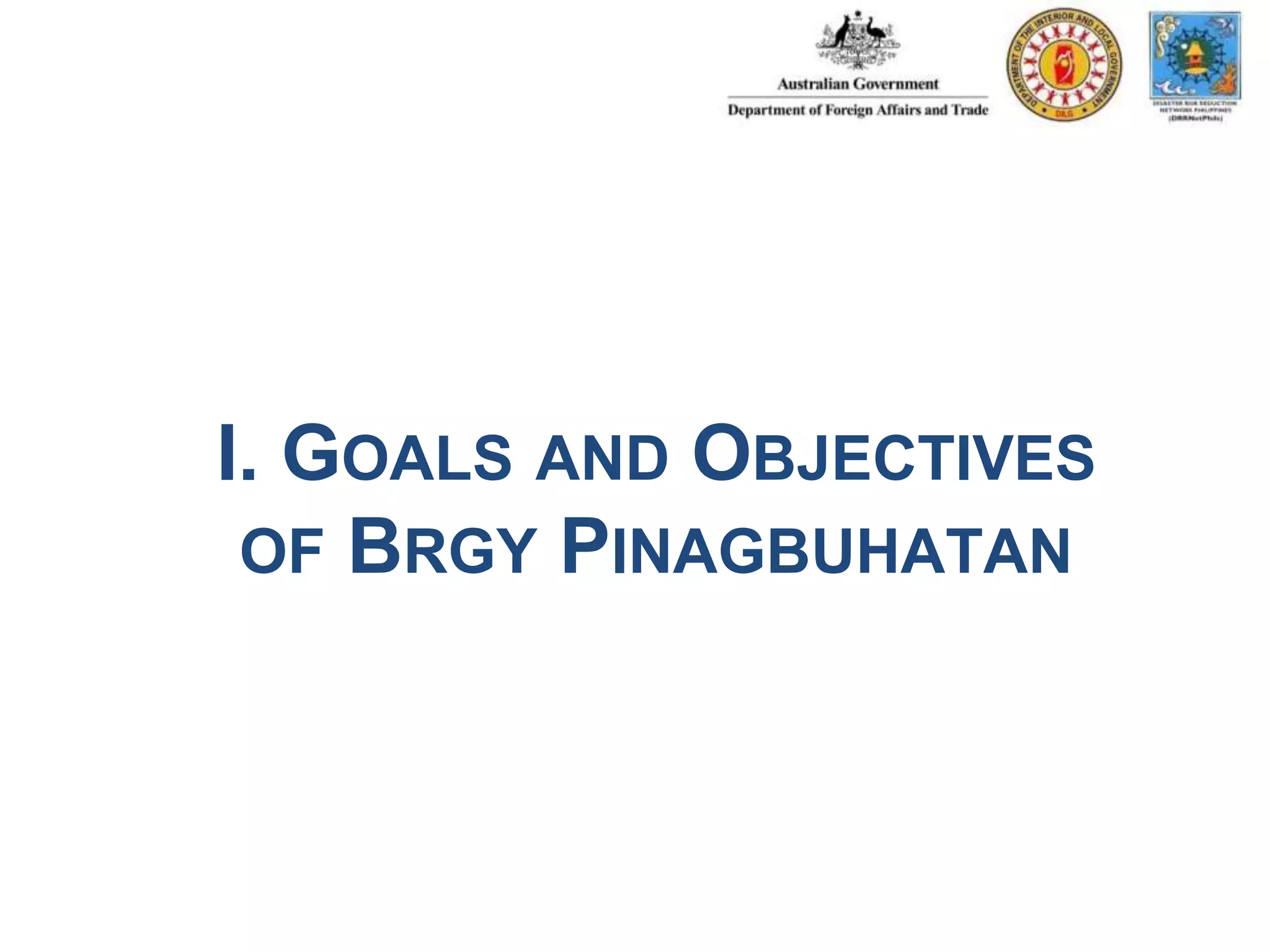 Barangay Bambang Disaster Risk Reduction and Management Planning ...